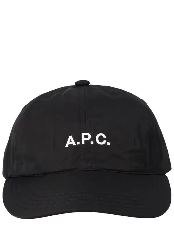 A.p.c. Baseball Cap With Logo - Black