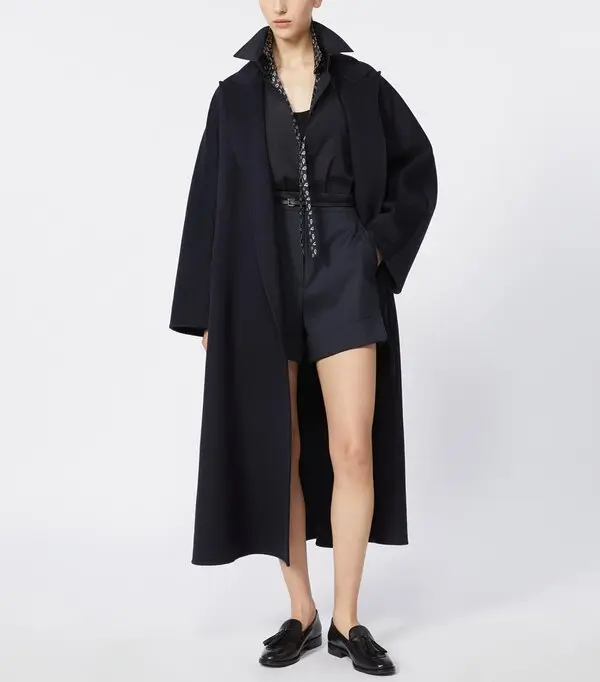Max Mara Cotton Tailored Shorts - Blue