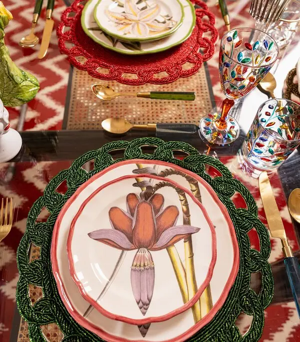 LES-OTTOMANS Beaded Placemat