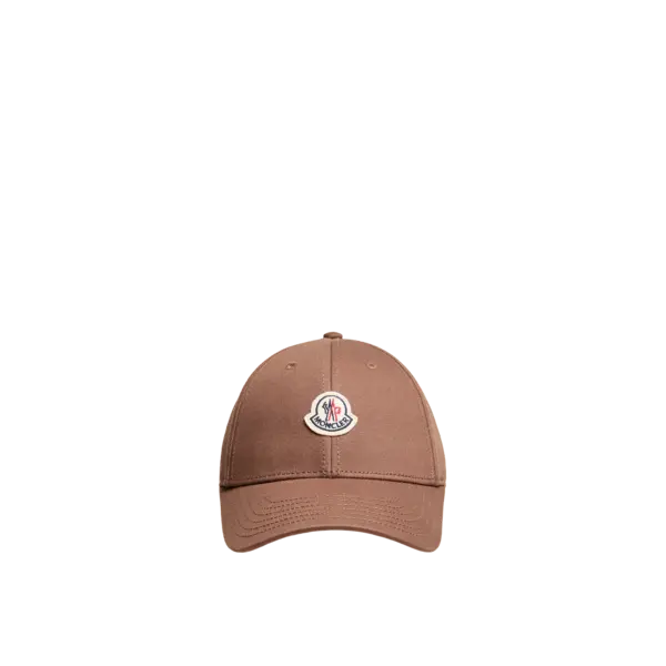 Moncler Gabardine Baseball Cap - Brown