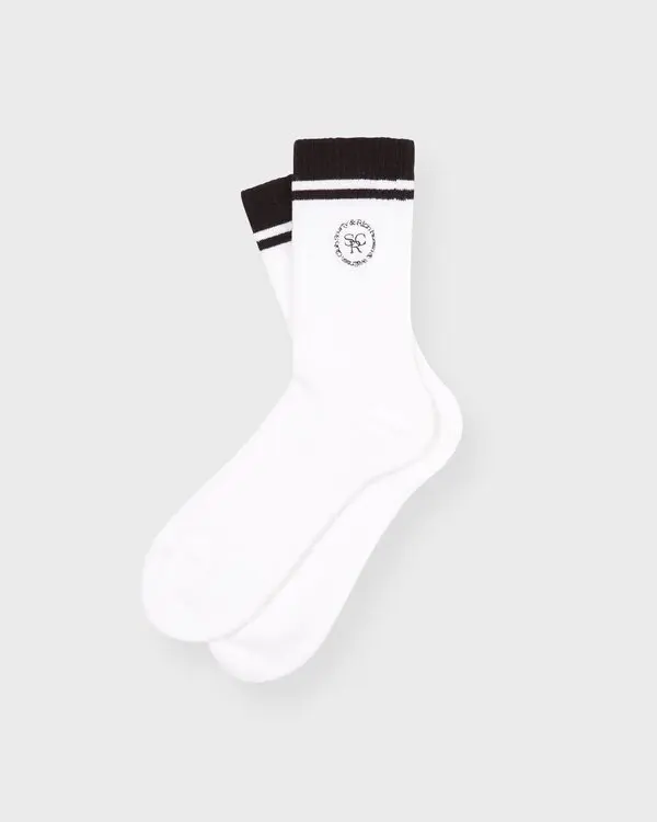 SPORTY & RICH Srhwc Socks - Vit,brun