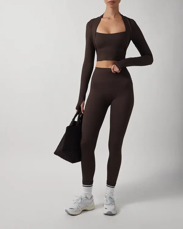SISTERLY TRIBE Softsculpt Bolero Long Sleeve Top