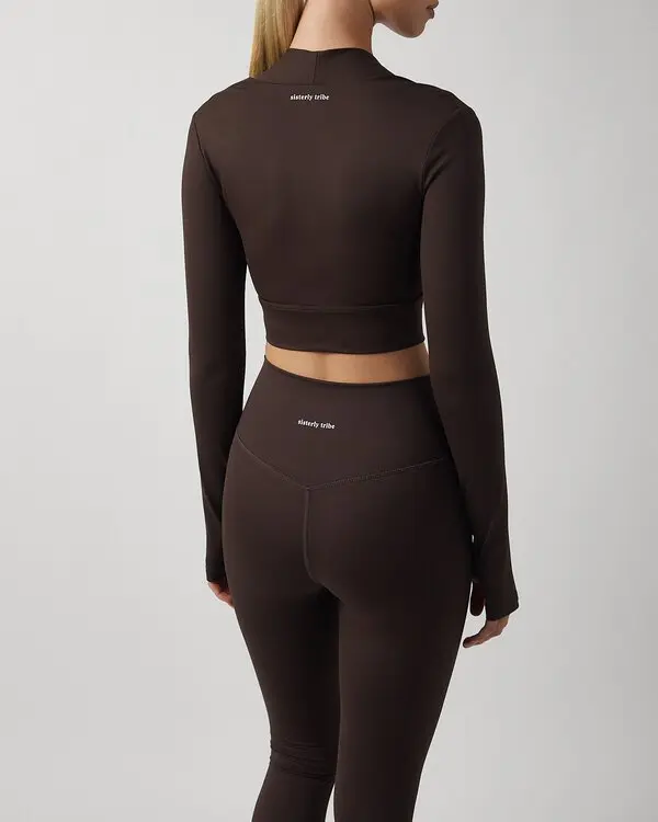 SISTERLY TRIBE Softsculpt Bolero Long Sleeve Top
