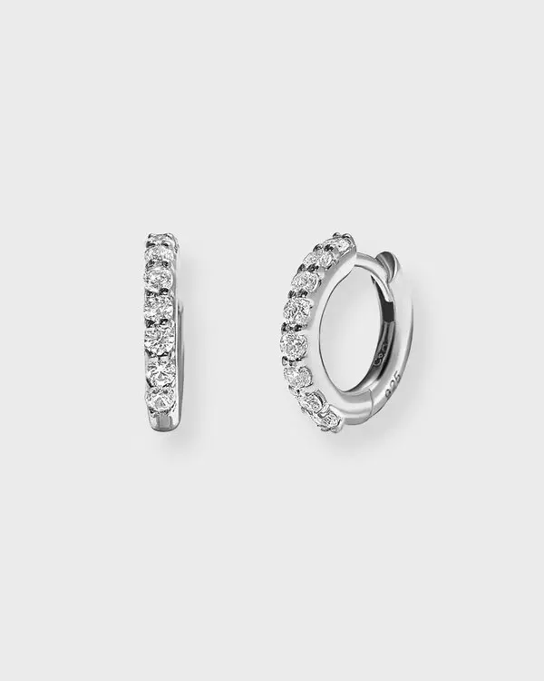 CBYC Mini Huggie Earrings - Silver