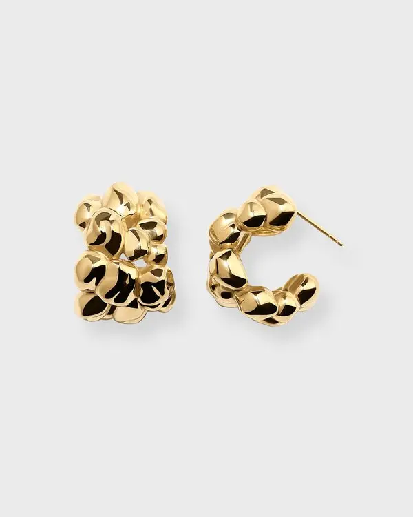 CBYC Bubble Hoop Earrings - Gold