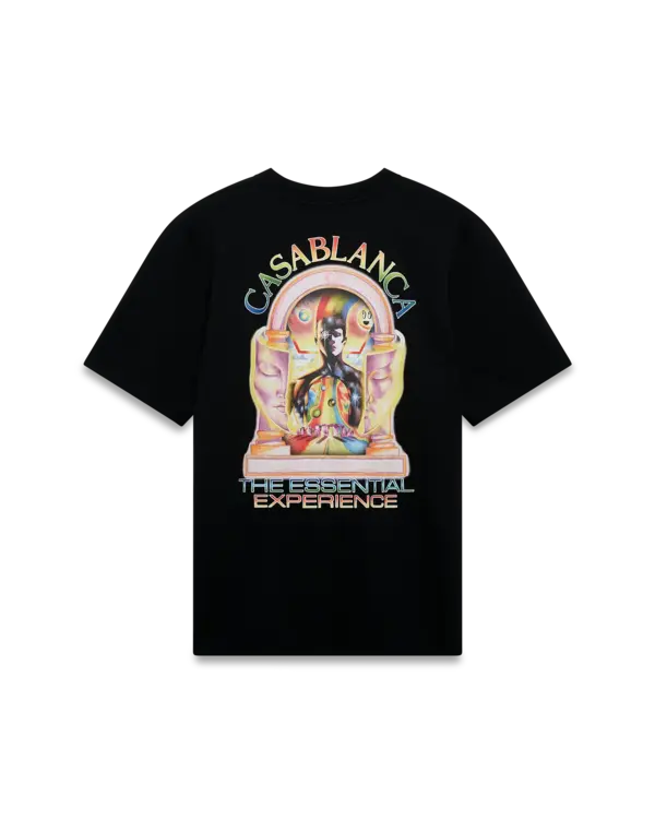 Casablanca The Essential Experience L'arche Logo Short Sleeve T-shirt - Black