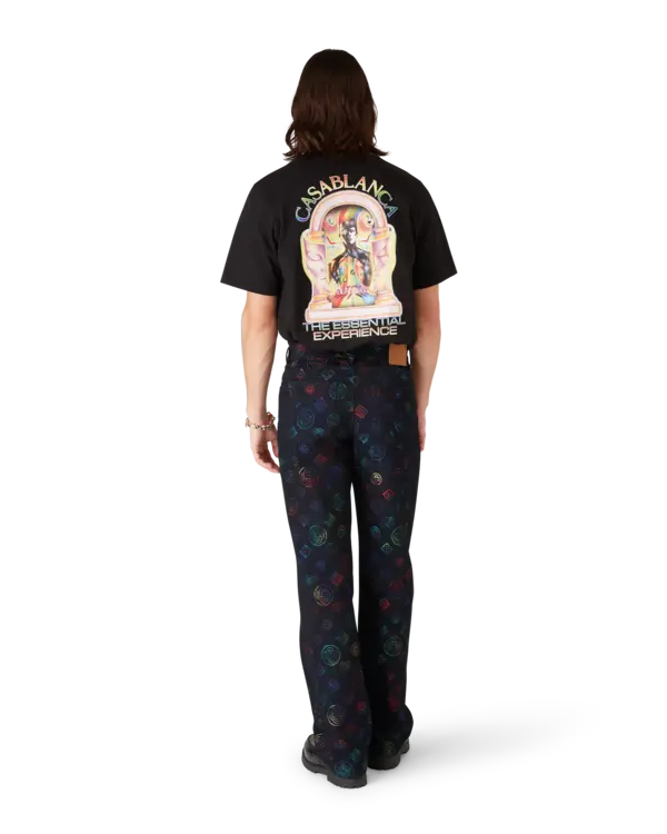 Casablanca The Essential Experience L'arche Logo Short Sleeve T-shirt