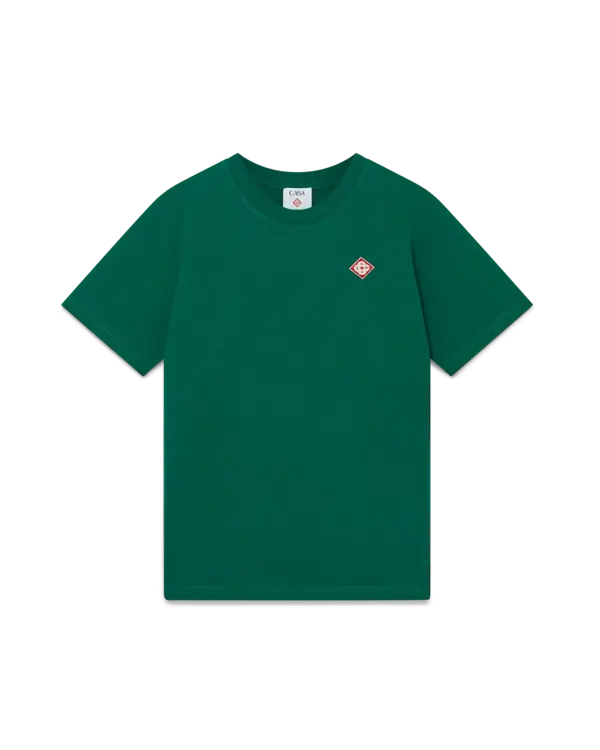 Casablanca Evergreen Diamond Logo Short Sleeve T-shirt - Multicolor