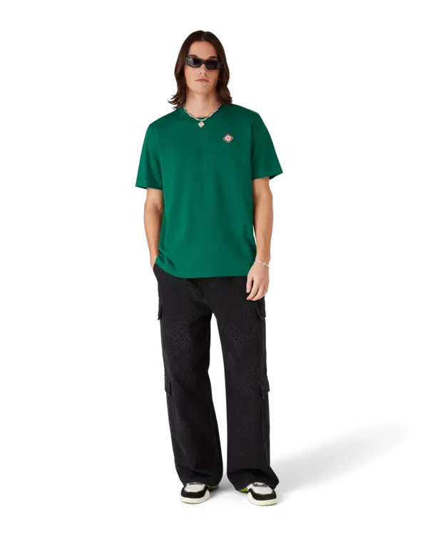 Casablanca Evergreen Diamond Logo Short Sleeve T-shirt