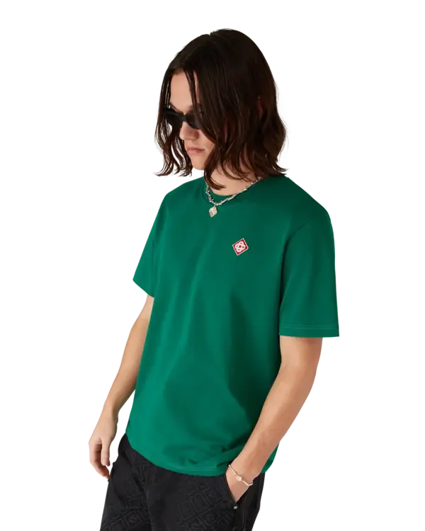 Casablanca Evergreen Diamond Logo Short Sleeve T-shirt