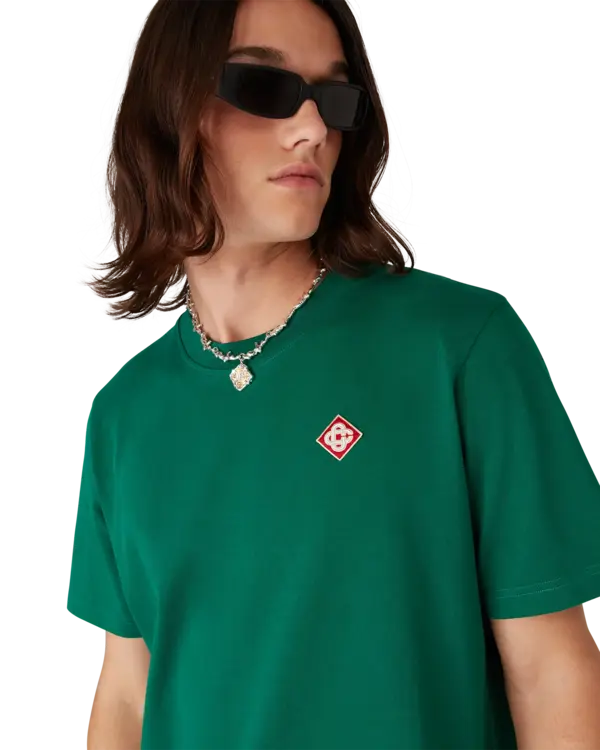 Casablanca Evergreen Diamond Logo Short Sleeve T-shirt