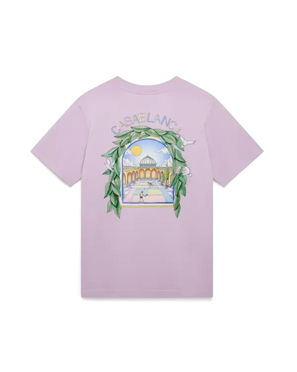 Casablanca L'arche De Tennis Short Sleeve T-shirt - Multicolor