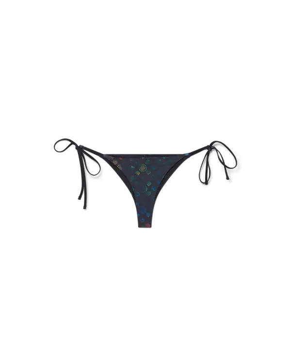 Casablanca Monogram String Bikini Bottom