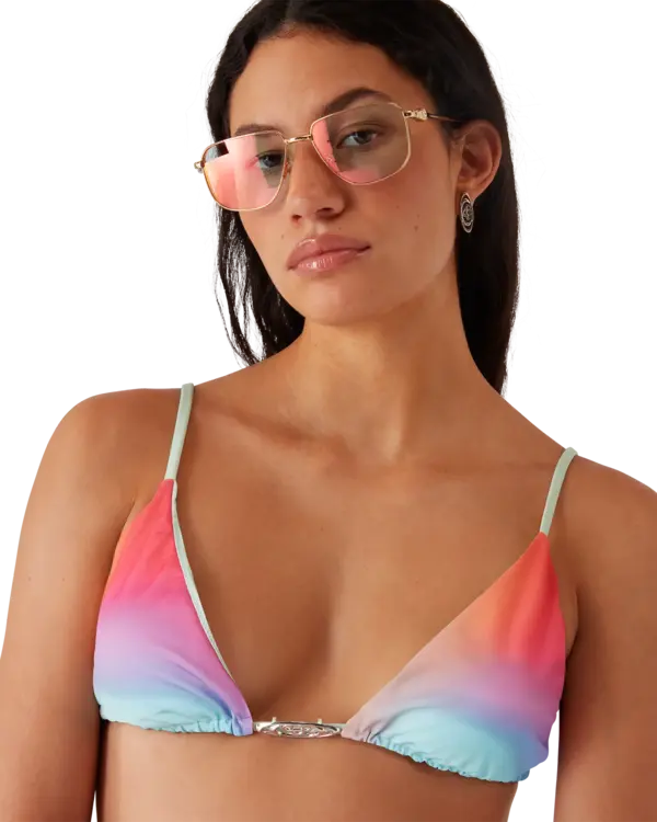 Casablanca Glass Gradient Bikini Top - Multicolor