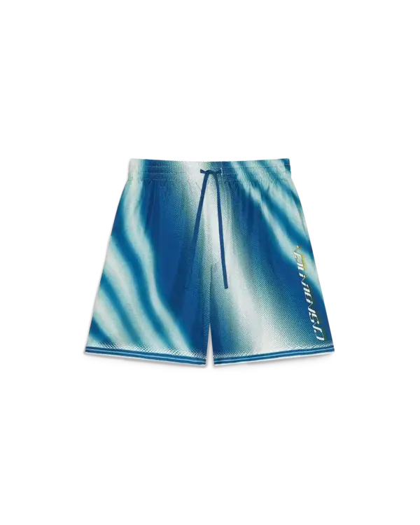 Casablanca The Art Of The Serve Silk Shorts - Multicolor