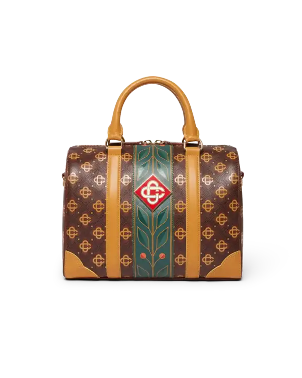 Casablanca Mini Monogram Weekender - Brown