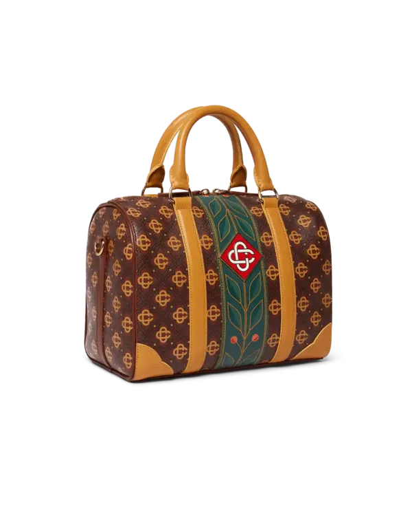 Casablanca Mini Monogram Weekender - Brown