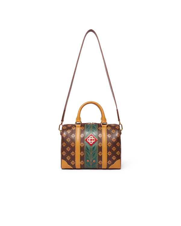 Casablanca Mini Monogram Weekender - Brown