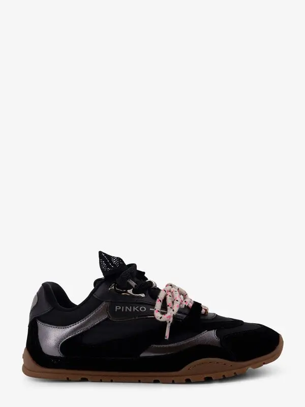 Pinko Yulia Suede And Nylon Sneakers