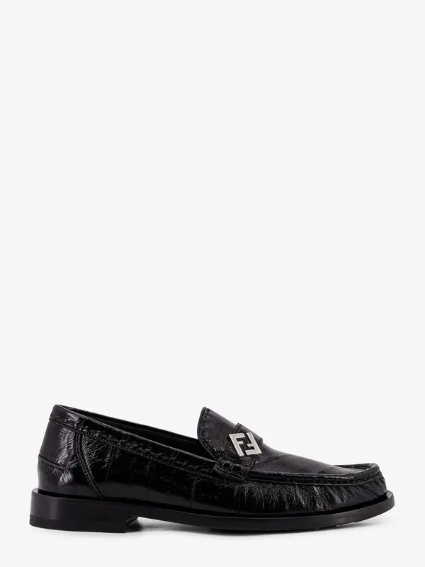 Fendi Missina Leather Loafers