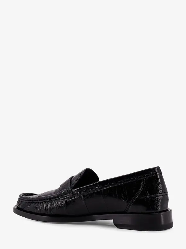 Fendi Missina Leather Loafers