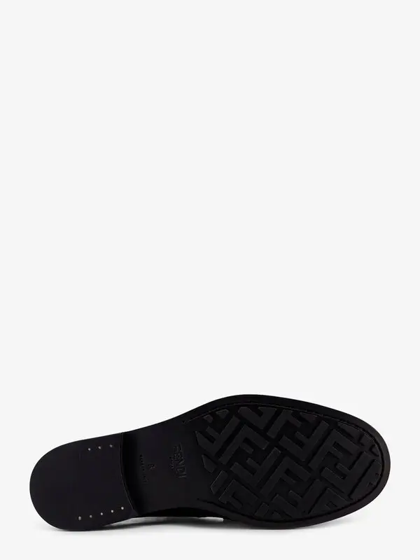 Fendi Missina Leather Loafers