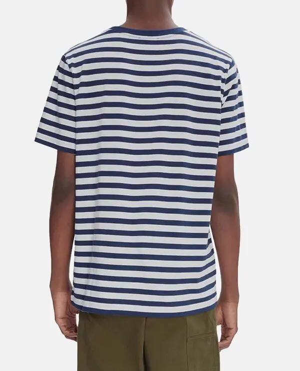 A.p.c. Standard Embroidered Striped T-shirt
