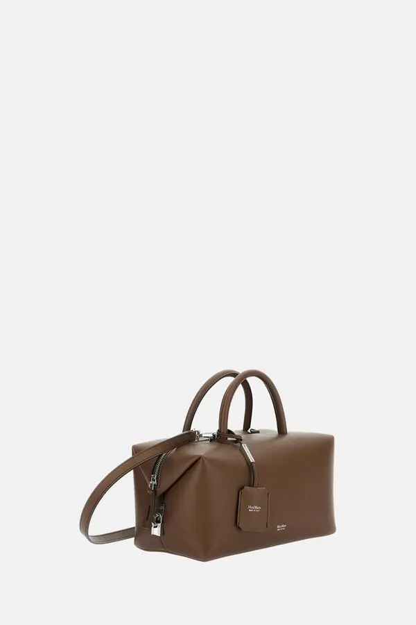 Max Mara Medium Calfskin Bowling Bag