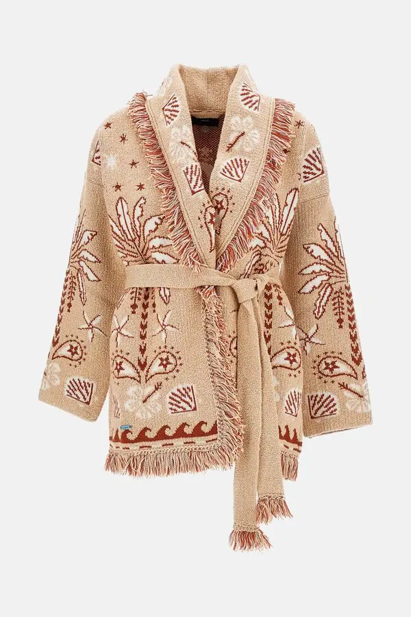 Alanui Long Cardigan - Multicolor