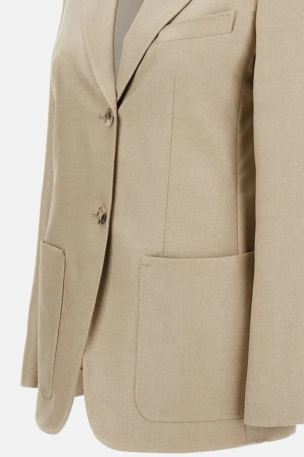 Max Mara Single-breasted Jacket - Beige