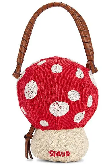 Staud Shroom Beaded Bag