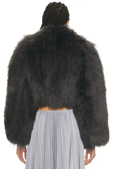 Alaïa Fur Cropped Jacket