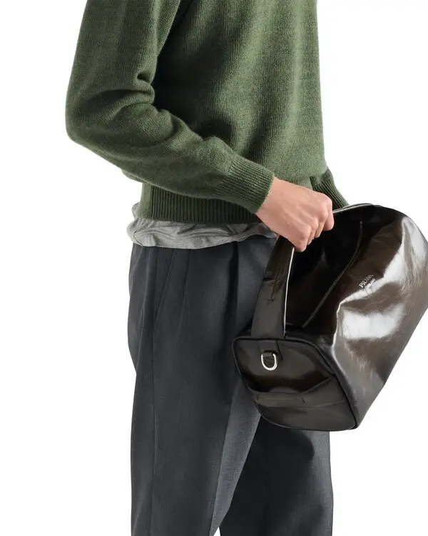 Prada Re-cashmere Crew-neck Sweater - Forest Green