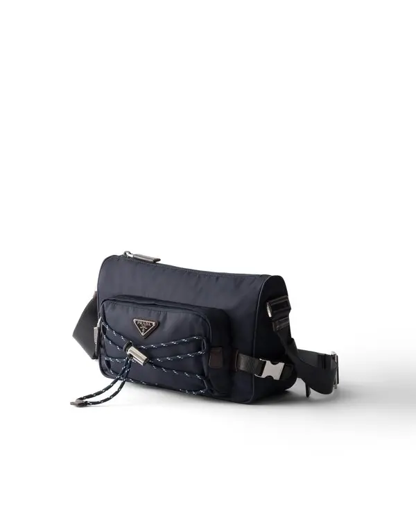 Prada Re-nylon And Leather Shoulder Bag