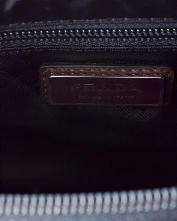 Prada Re-nylon And Leather Shoulder Bag