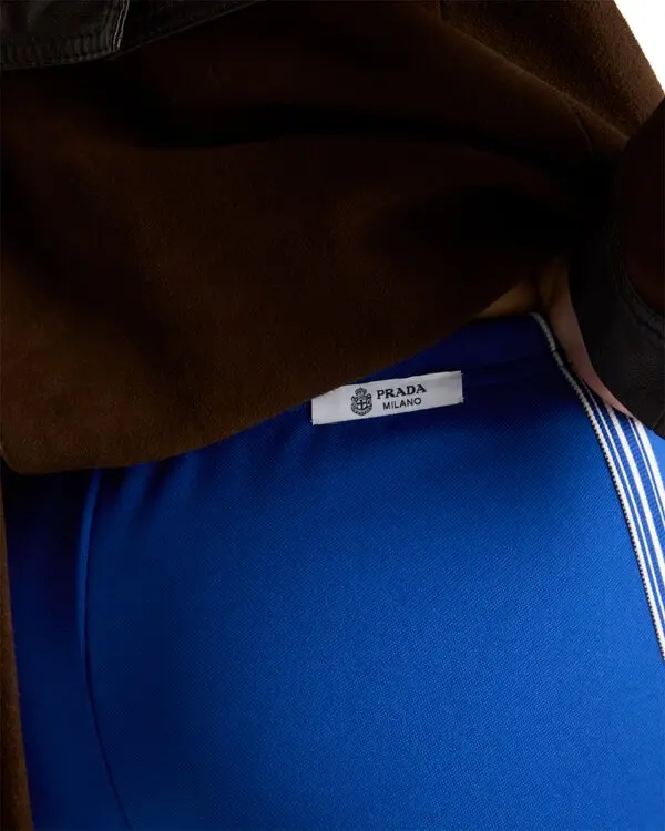 Prada Fleece Stirrup Leggings - Bluette