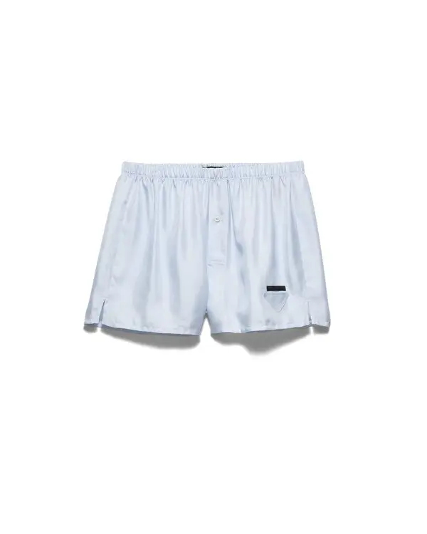Prada Silk Boxer Shorts - Astro