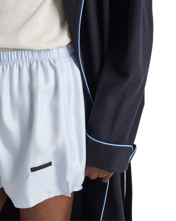 Prada Silk Boxer Shorts - Astro