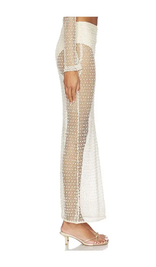 PatBO Crochet Bloom Skirt