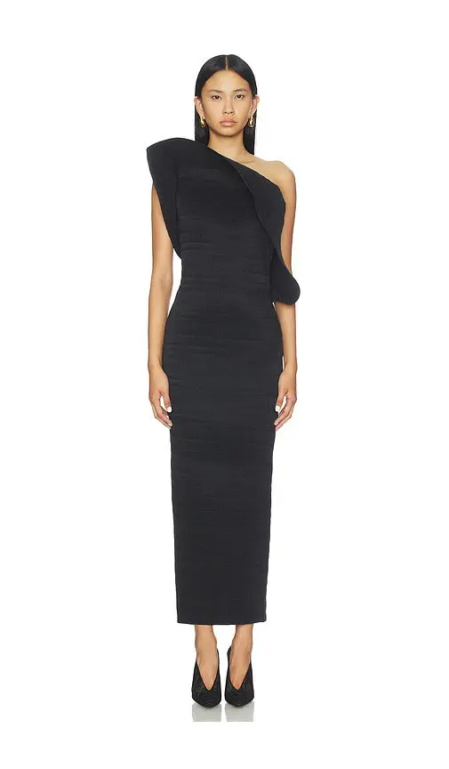 Magda Butrym Strapless Long Dress