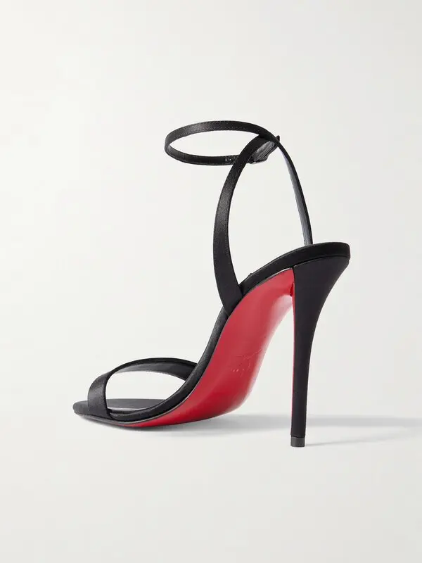 CHRISTIAN LOUBOUTIN Miss Z 100 Satin Sandals