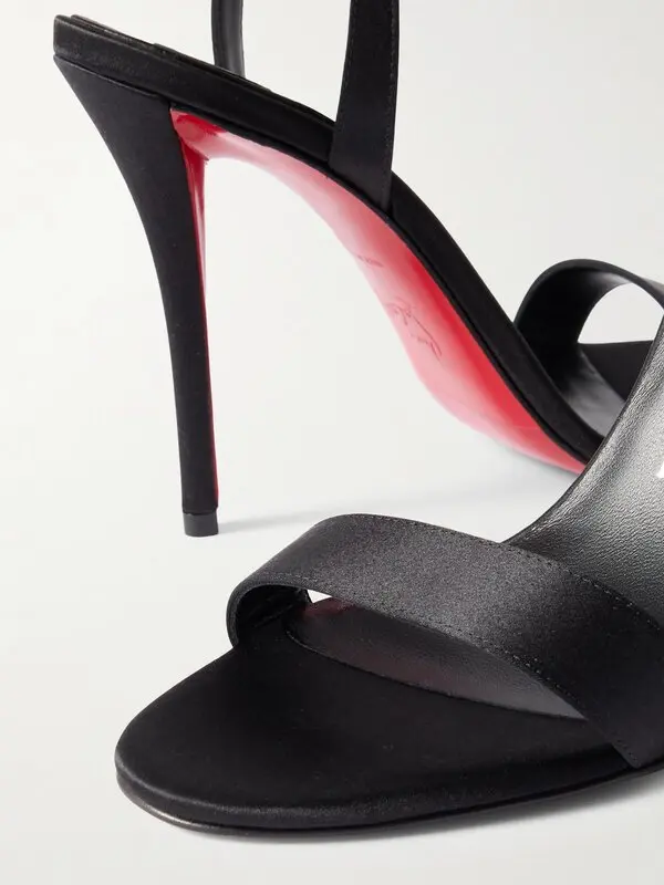 CHRISTIAN LOUBOUTIN Miss Z 100 Satin Sandals