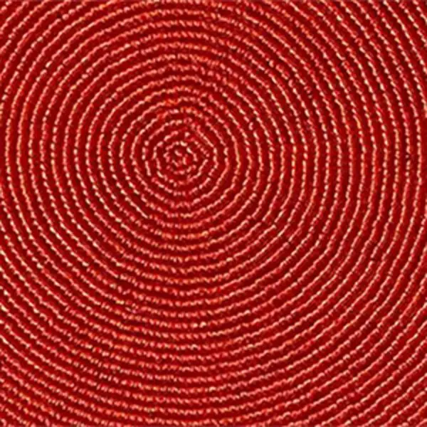 LES-OTTOMANS Beaded Placemat - Red