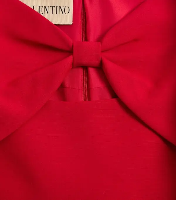 Valentino Garavani Virgin Wool-silk Mini Dress