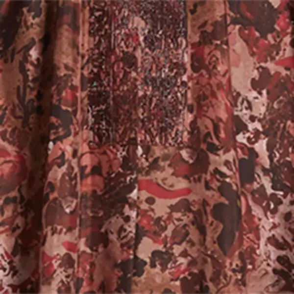 Max Mara Printed Silk Twill Maxi Dress