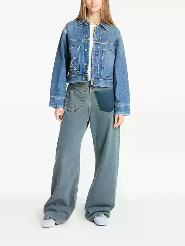 Calvin Klein Workwear Logo-appliqué Denim Jacket