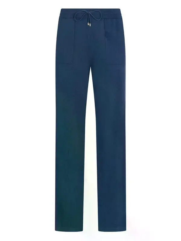 Malo Drawstring Track Pants - Blue