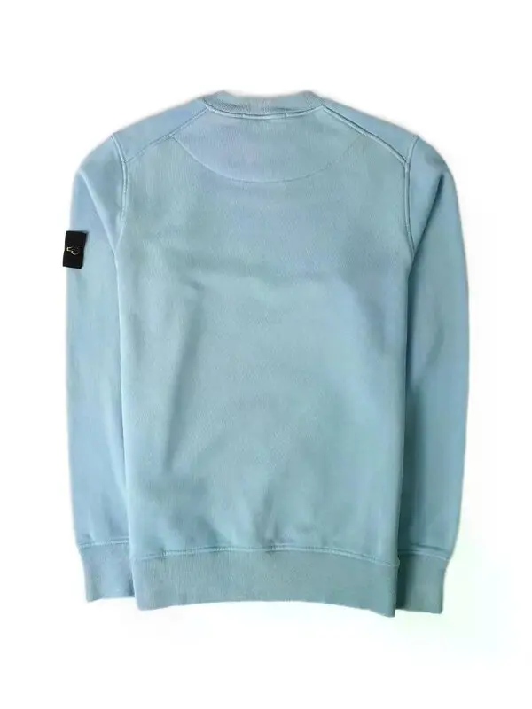 Stone Island Organic Cotton Fleece Sweatshirt - Blue