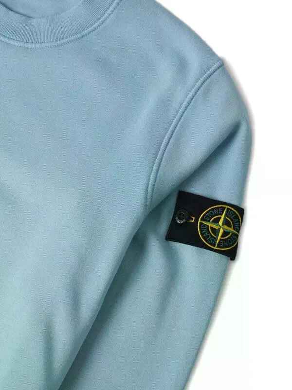 Stone Island Organic Cotton Fleece Sweatshirt - Blue