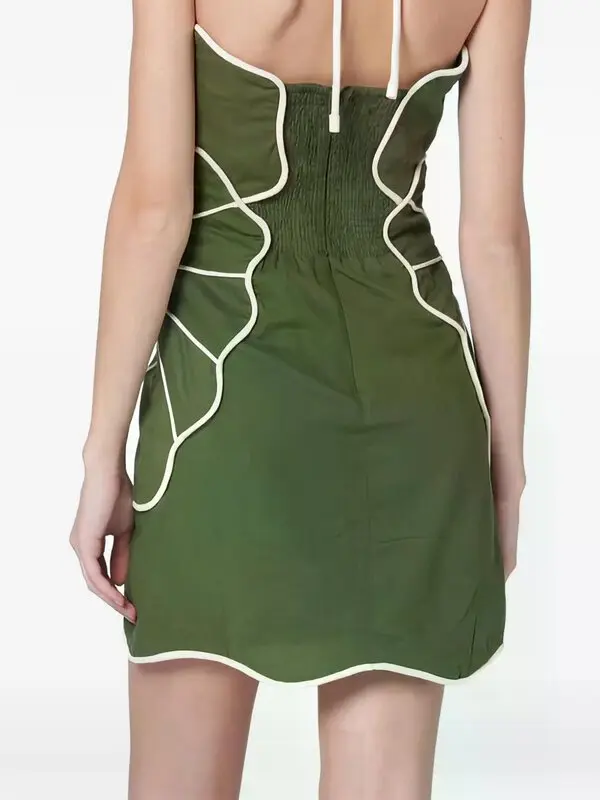Farm Rio Cutout Halterneck Dress